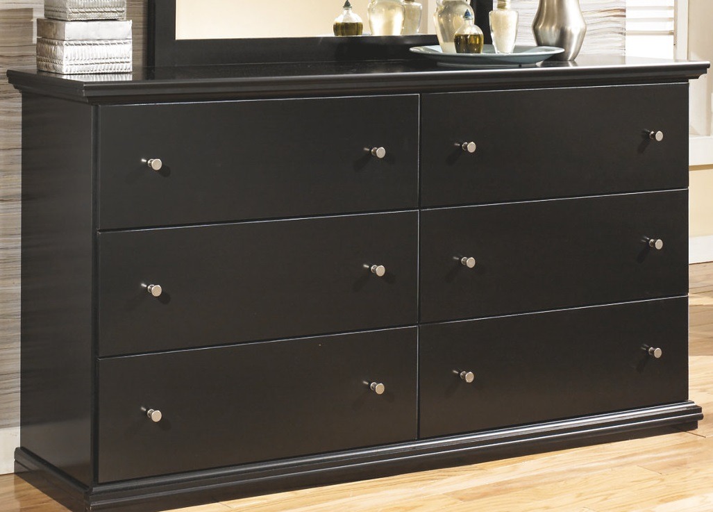 Maribel chest of drawers black store
